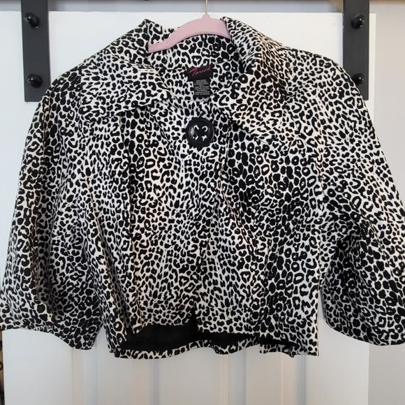 torrid | Jackets & Coats | Torrid Leopard Print Bolero Size | Poshmark